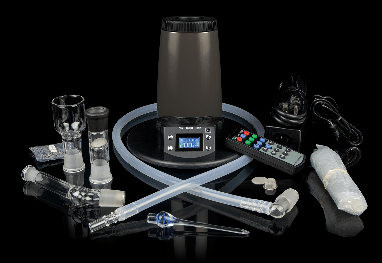 Arizer Extreme Q: Versatile Desktop Vaporizer | Bag | Whip | Aroma Dish